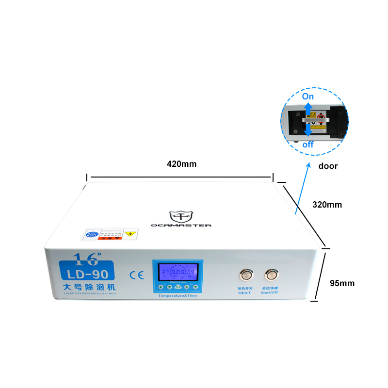 LD-90 Large Size Square Debubble Remover Machine【OCAMaster】